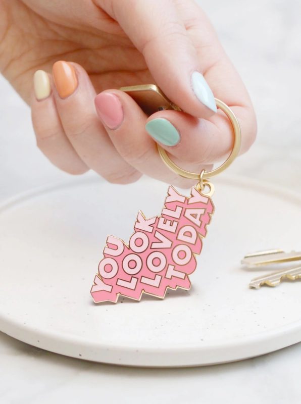 Custom Hard Enamel Keyrings - Madly Merch